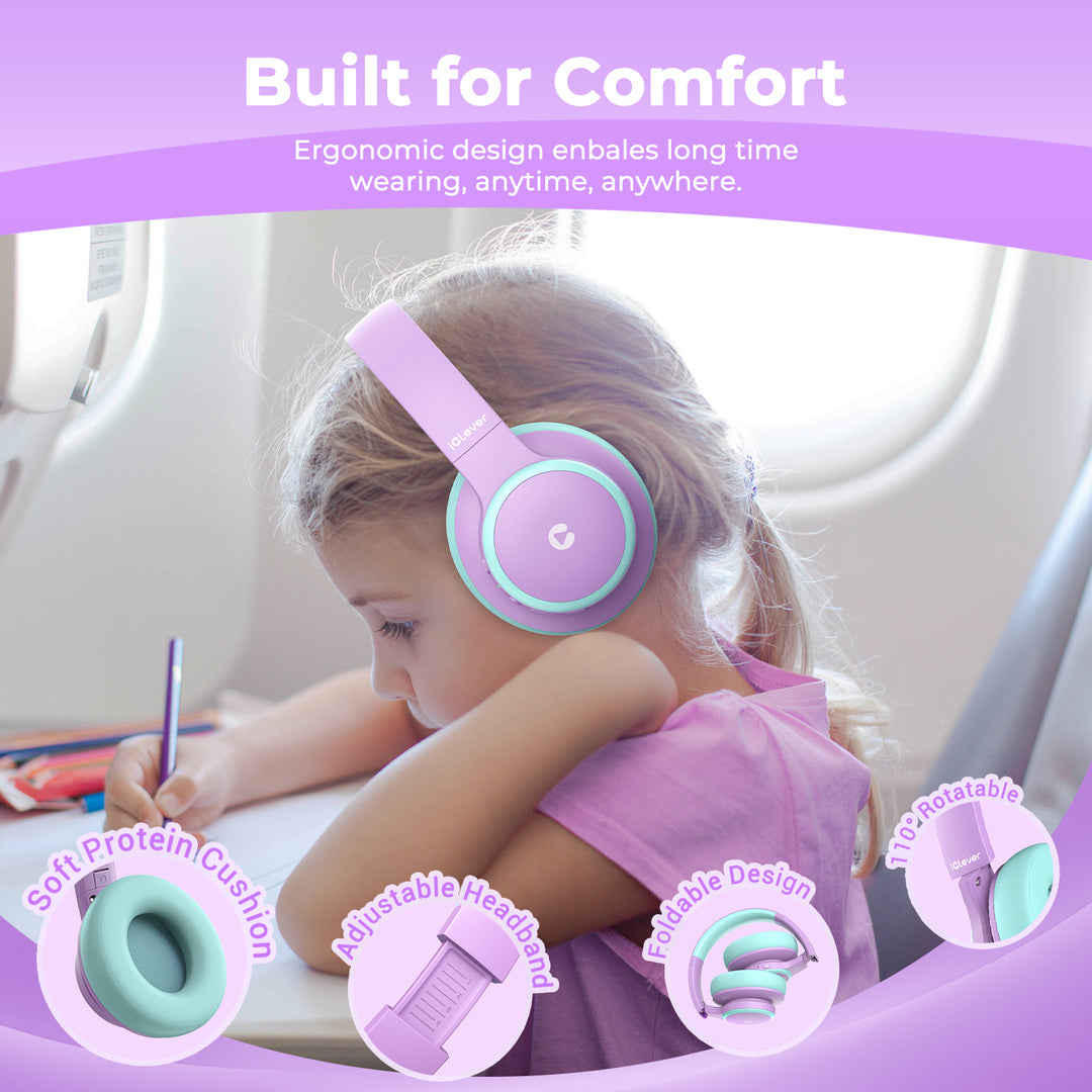 iClever BTH26 Active Noise Cancelling Headphones – iClever.com